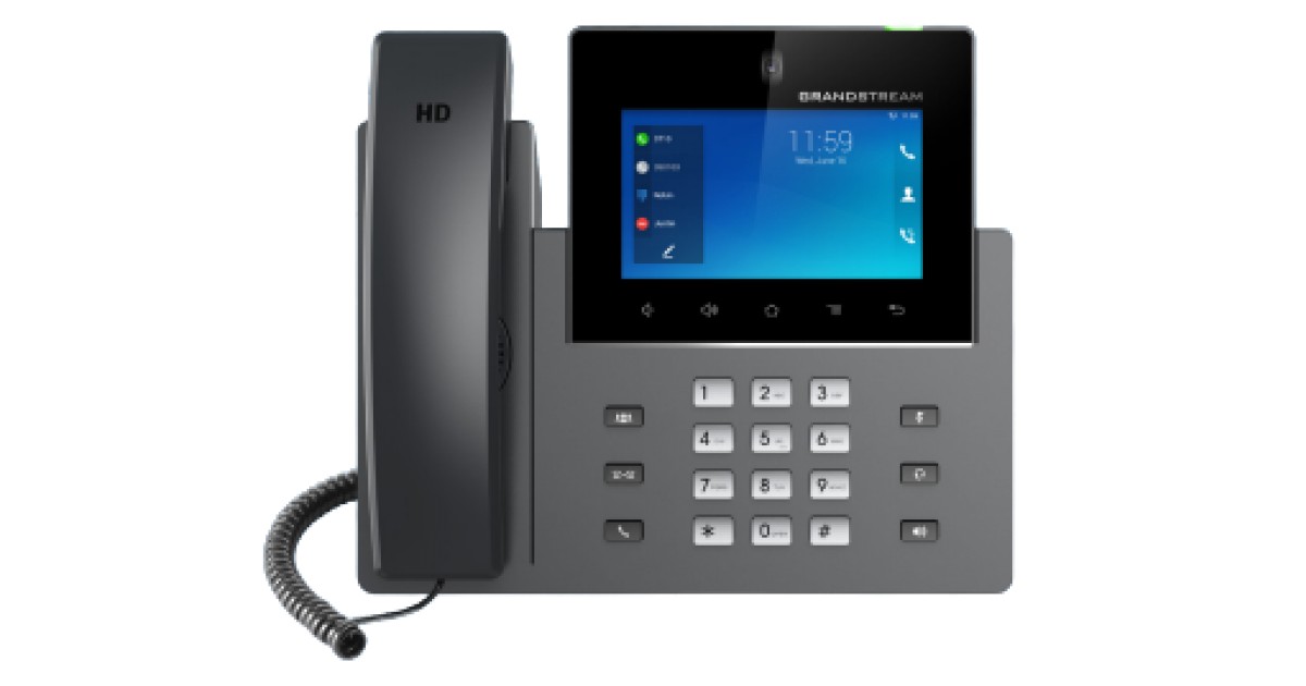 Grandstream GXV3450 IP Video Phone, 5 inch 1280x720 capacitive touch ...